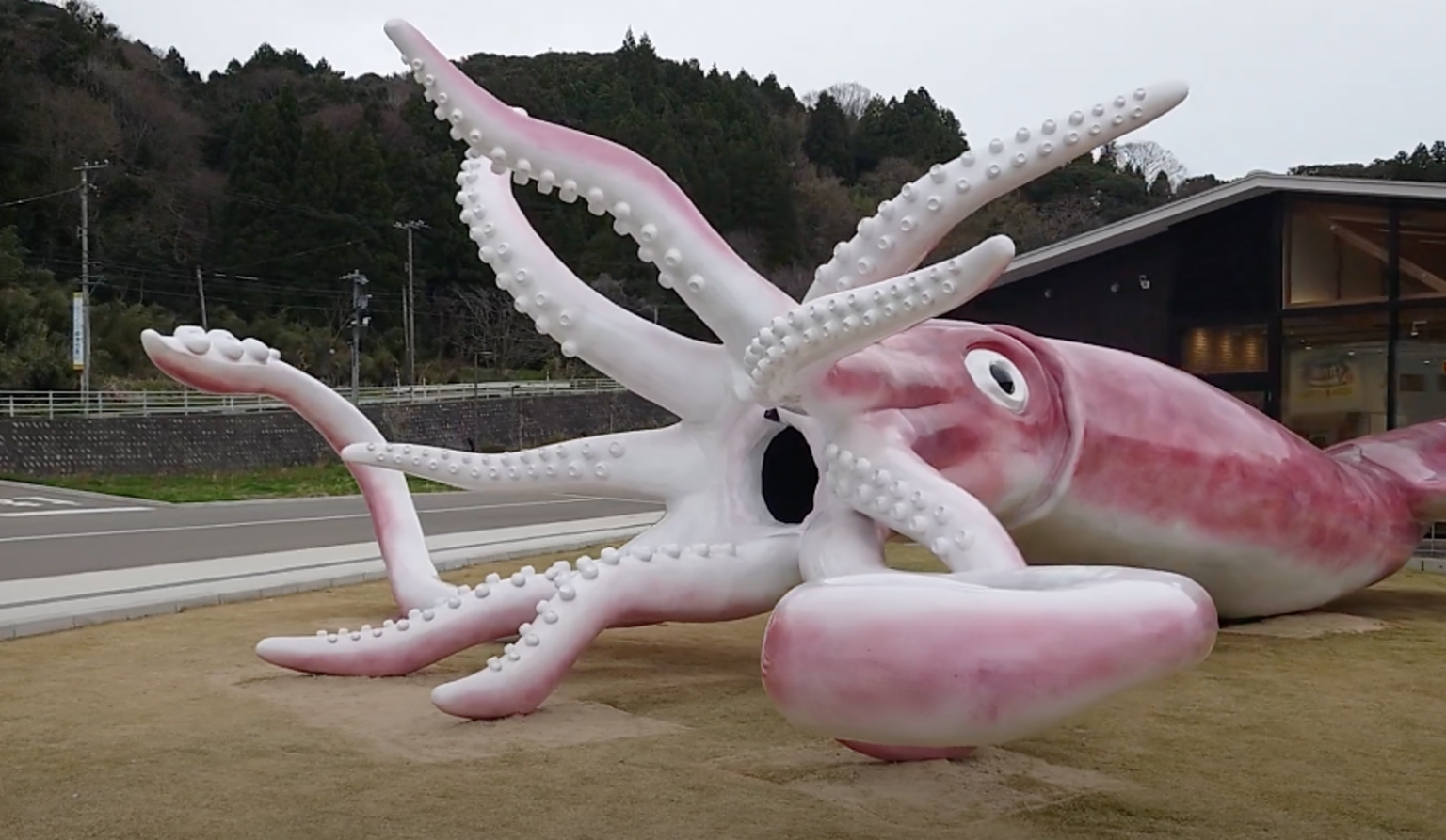 Japanese town looks to giant squid sculpture for its post-pandemic ...