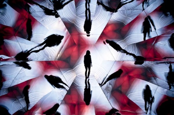 Laura Buckley, known for her installations of light and sound, 1977 ...